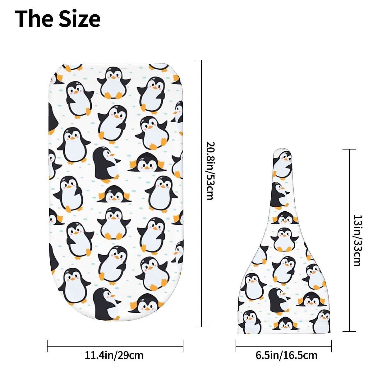 Qwalnely Swaddling Blanket for Baby, Sleeping Sacks, Unisex Baby Stuff with Hat, Penguin