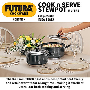 Hawkins/Futura Non-Stick Stewpot Patila, 5 Liter