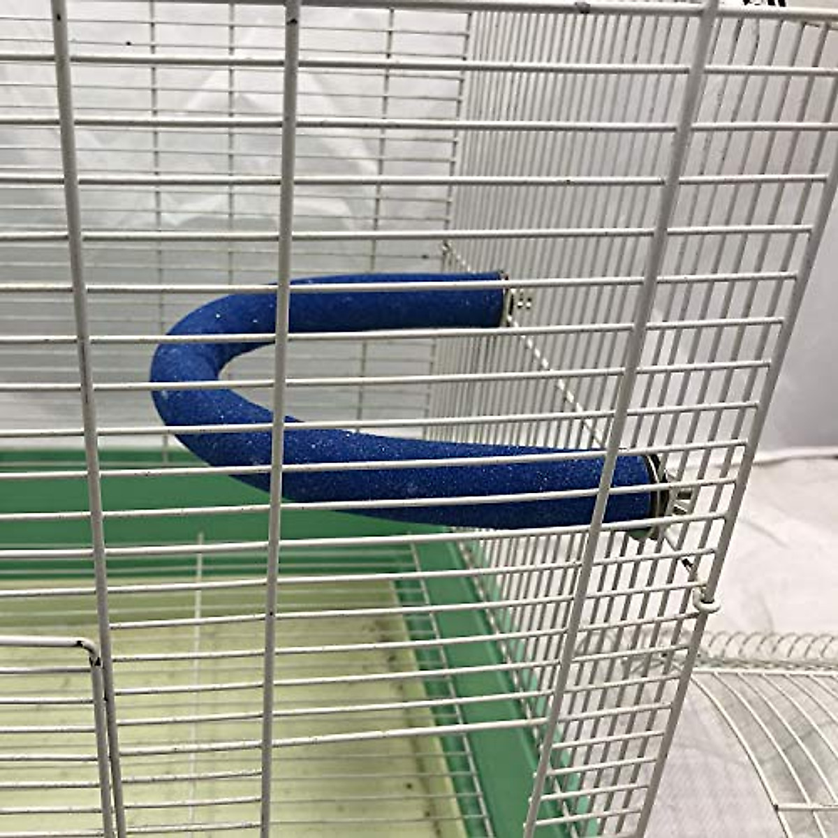 Rypet Parrot Perch Rough-surfaced - Quartz Sands Bird Cage Perches for Medium to Large Bird, U Shape Large