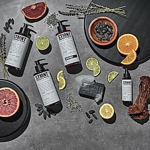 STMNT Grooming Goods Conditioner, 9.3 oz,Softens Hair,Restores Shine,Moisturizing Formula,Activated Charcoal & Menthol,All Hair Types