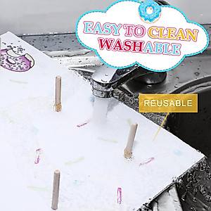 Wall Display Stand Reusable Donut Holder Board with Rustic Wood for Party Decorations Supplies Dessert Table at Wedding Birthday Baby Shower Treat (White)