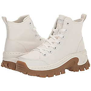 Skechers Women's Street BLOX-Fashion Shaker Sneaker, WHT, 9