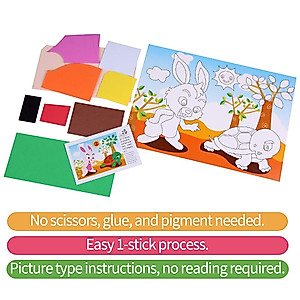 motoeye Kids Crafts Ages 4-8 Toddler Arts and Travel Educational Toys Party Favor Supplies