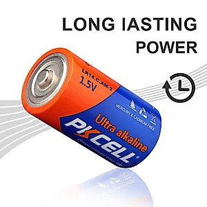 1.5V Batteries C Alkaline Primary Battery lr14 Model Count Pcs (4)