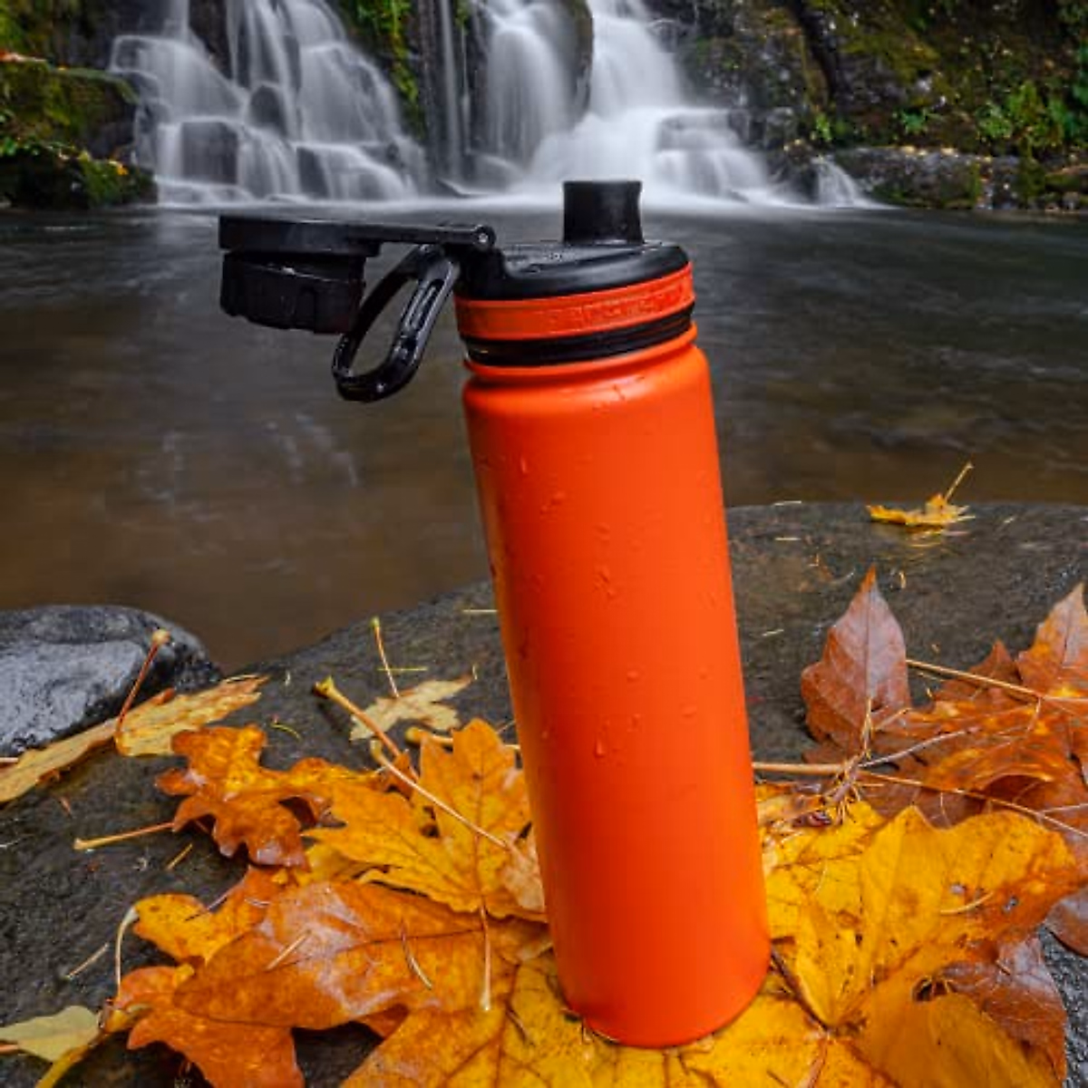 Tempercraft 22 oz Vacuum Insulated Sport Bottle | Custom Laser Engraved Options | Stainless Steel, Double-Walled, Wide Mouth (Lilac - Custom)