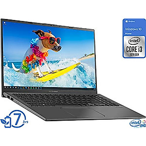 ASUS VivoBook 15 Thin and Light Laptop 15.6" FHD Touchscreen Display 10th Gen Intel Core i3-1005G1 (Beat i5-8250U) 20GB RAM 512GB SSD Fingerprint Webcam Win10 + HDMI Cable