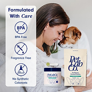 PetLab Co. - Clean Teeth Bundle: Dental Powder for an Effortless Deep Clean in 1 Scoop for Large Dogs & Dental Chew for Delicious Dog Dental Care - Easy to Use - Innovative Formulas