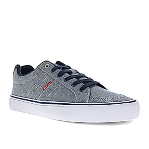 Levi's Mens Turner S CHMB Casual Fashion Sneaker Shoe, Navy/Blue, 12 M