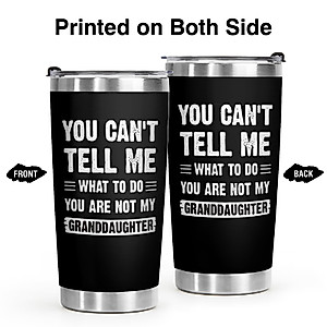 Leebbsin Gifts for Grandpa, Funny 20oz Tumbler with Lid, Grandpa Gift from Granddaughter, Grandson, Best Grandfather Birthday Gift for Grandfather, New Grandfather