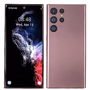 GOWENIC S23+ Ultra Pro Unlocked Cell Phone, 4G LTE Mobile Phone with 6.5 Inch HD Curved Screen, MTK6753 Chip, 8GB RAM, 128GB ROM, Built in Stylus, Support WiFi, BT, FM, GPS, etc (Rose