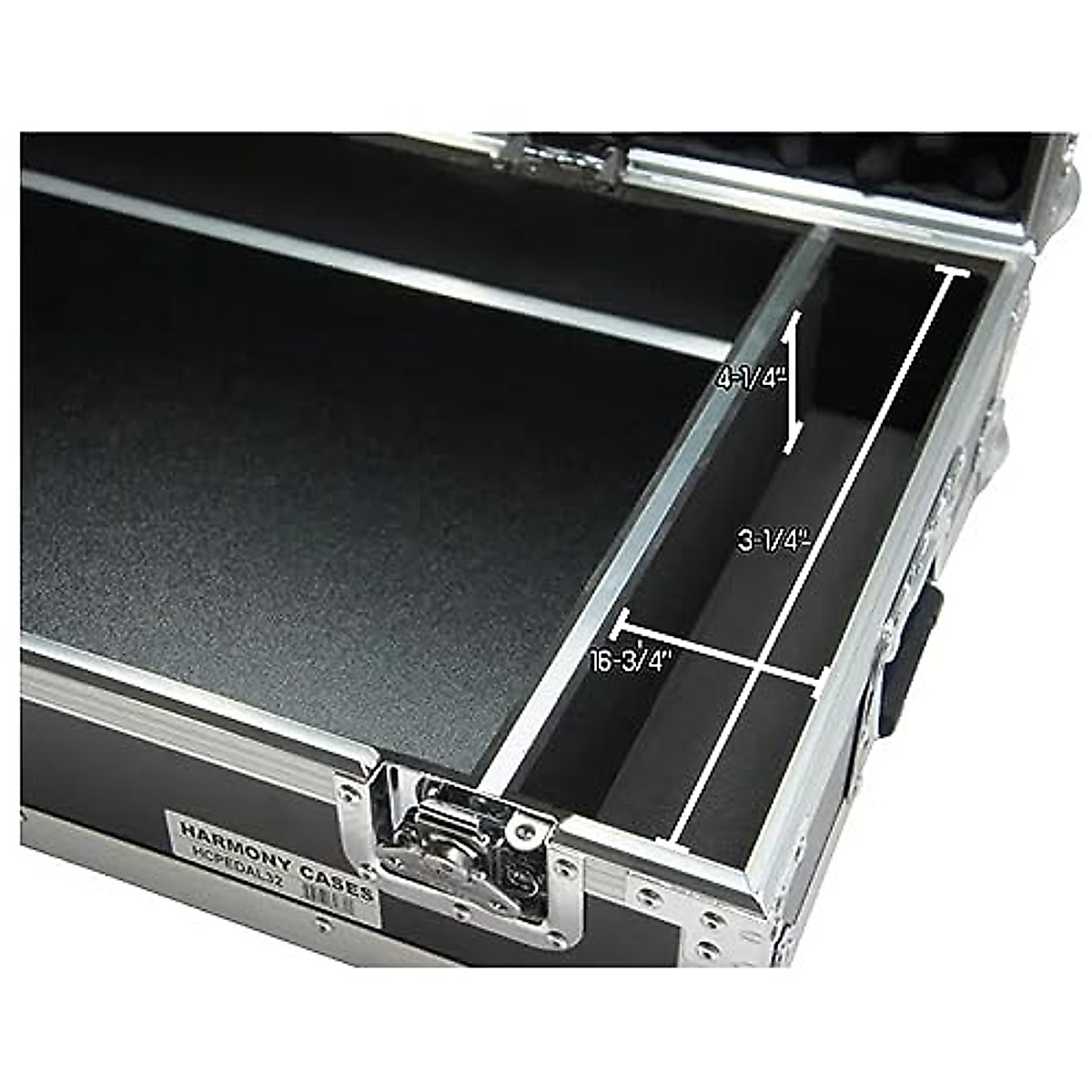 Harmony Audio Cases HCPEDAL32 Custom Hard ATA Flight 32" Guitar Pedal Compatible with Case