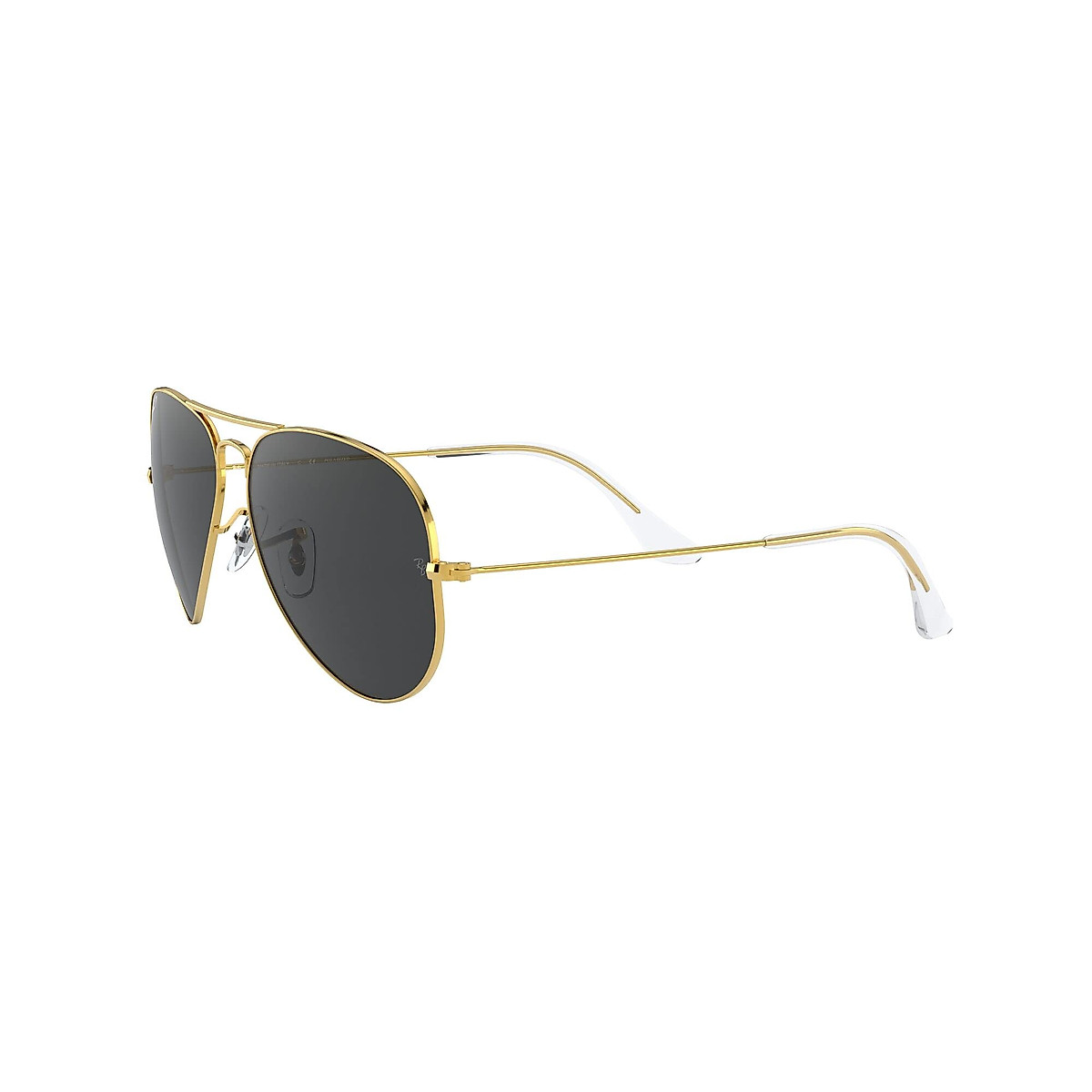 Ray-Ban RB3025 Classic Aviator Sunglasses, Legend Gold/Polarized Black, 62 mm