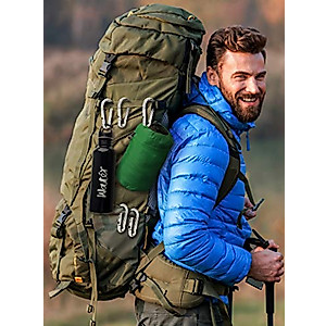 Carabiner Clip 5 Pack - Multipurpose Heavy Duty Carabiner - Snap Hooks - Carabiner Heavy Duty - Small Carabiner Clip - Large Carabiner Clip - Clips for Keys - Carribeaner Hook (3.2 Inch)