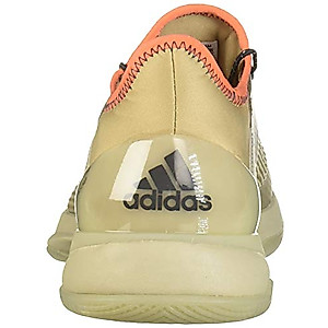 adidas Women's Adizero Ubersonic 3 Citified, Light Brown/Grey/True Orange, 7.5 M US