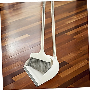 Ipetboom 1 Set Metal Broom Set Broom Office Plastic Dustpan Broom Dustpan Broom Dustpan Set Simple Suite Indoor Set Household Broom and dust pan The pet Broom with Dustpan