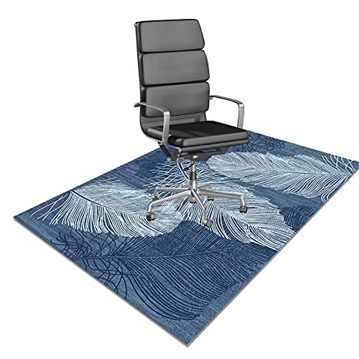 YEXEXINM 36"X48" Chair Mat for Hardwood Floor, Anti-Slip Desk Chair Mat, Chair Rugs Floor Protectors Mat, Desk Chair Mat for Computer Rolling Chair, Chair Carpet Mat for Home Office