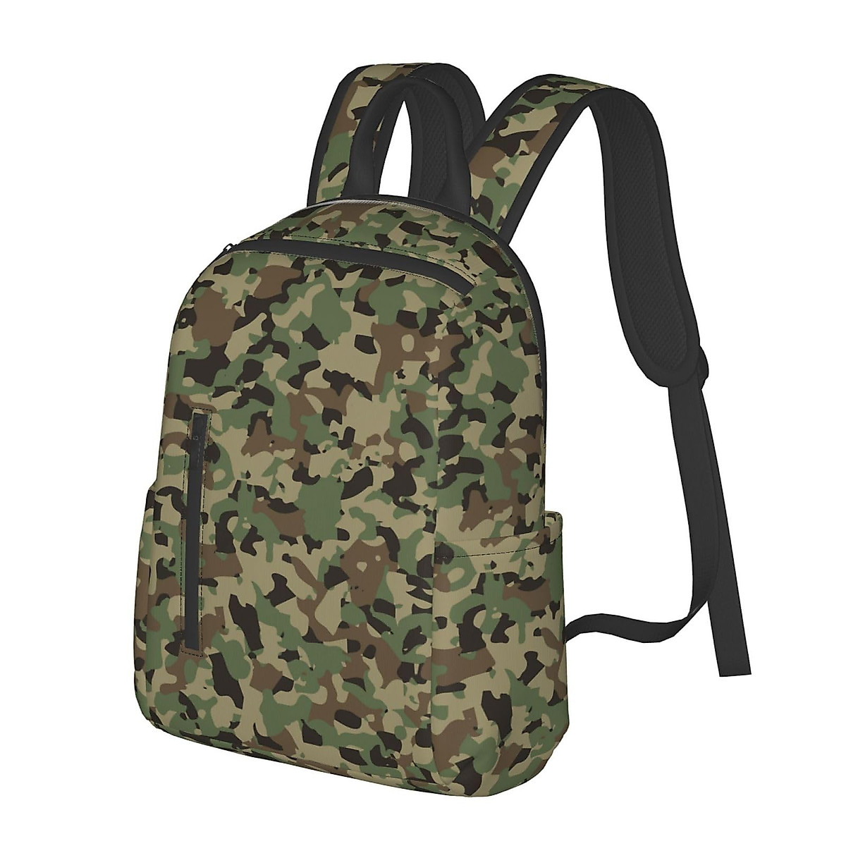 JZDACH For Cool Camo Military Camouflage backpack bookbag casual large laptop lightweight backpacks multipurpose daypack for men women