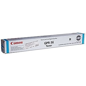 Canon 3783b003aa (gpr-36) Toner, 19,000 Page-Yield, Cyan