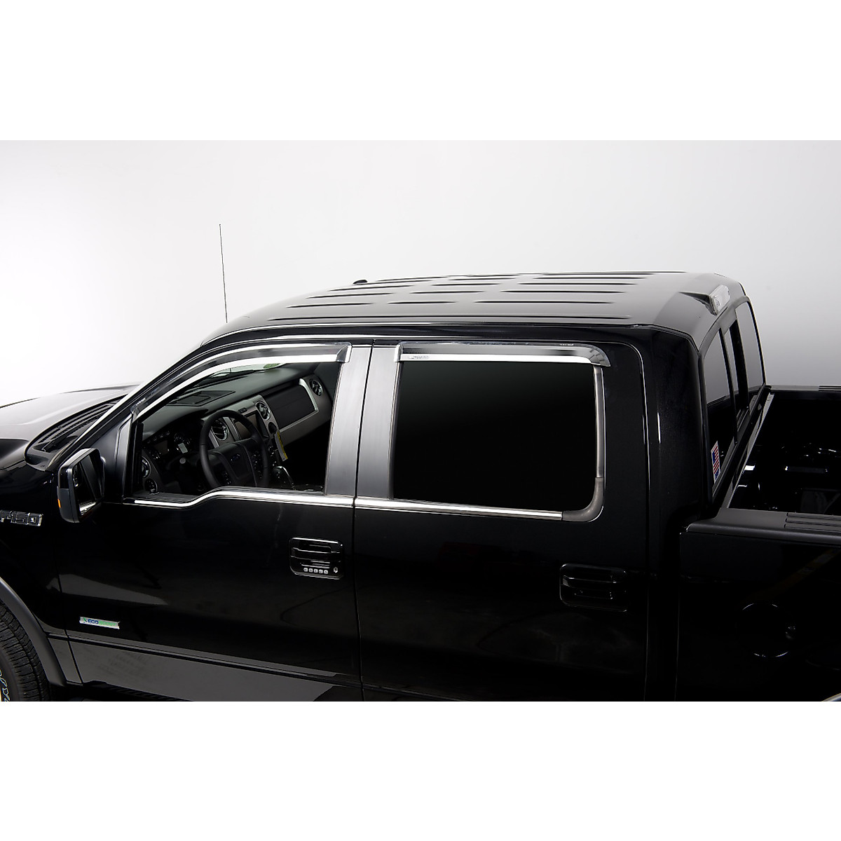 Putco Chrome Window Trim Accents - Fits Ford F150 2009-2014 SuperCrew