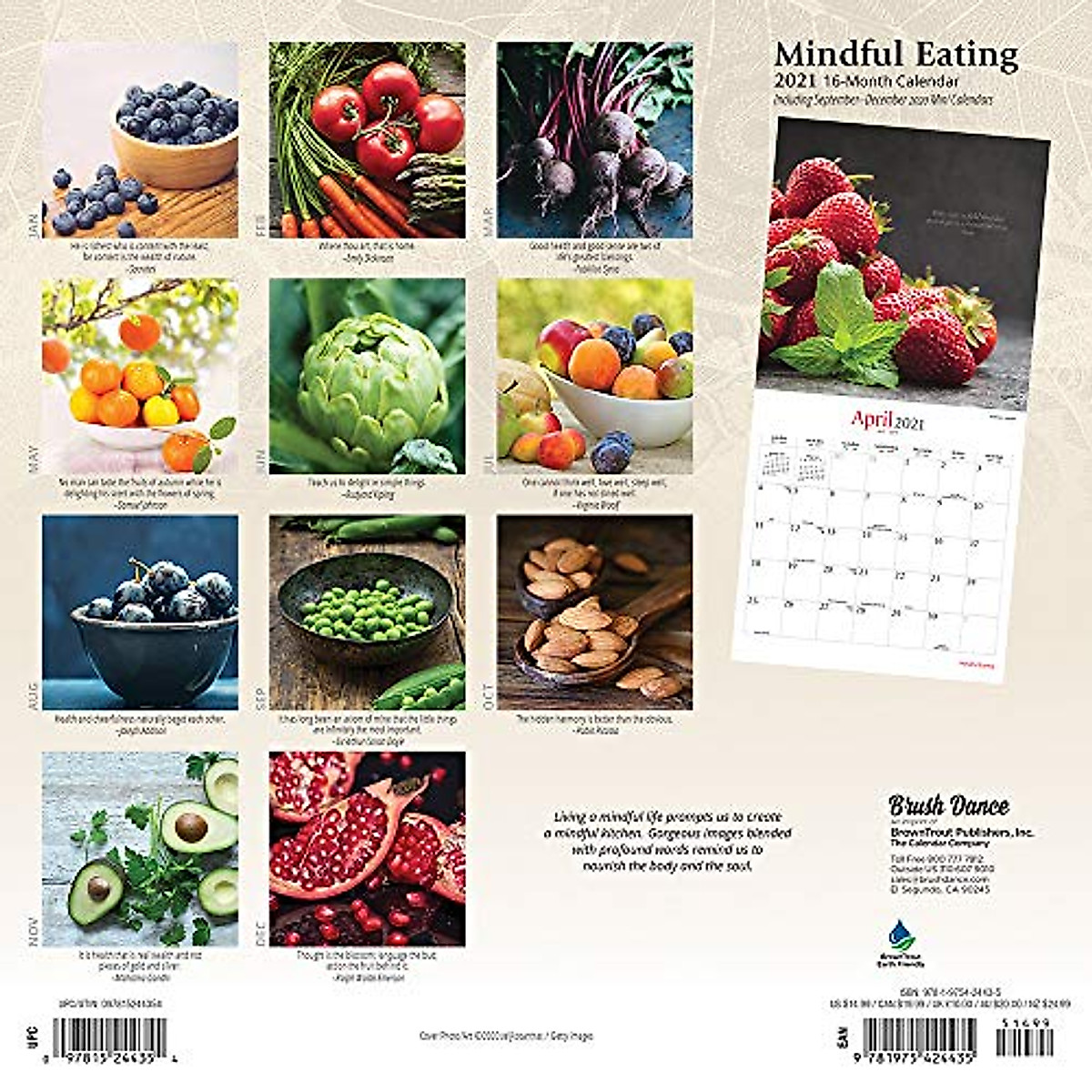 Mindful Eating 2021 Calendar
