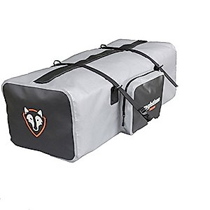 Rightline Gear Car Top Waterproof Duffle Bag For Travel, Attaches With or Without Roof Rack, 120 Liters, Black