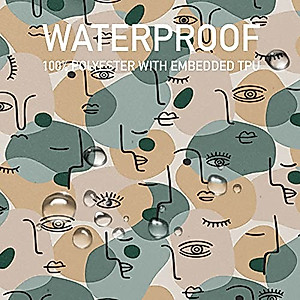 Pencil Pouch Pencil Case Pencil Bag Pen Case Pouch Box Organizer for Teen Girls Boys School Students Men Women Waterproof Zipper Pouch for Office Supplies Makeup, Minimalist Line Art Woman Face