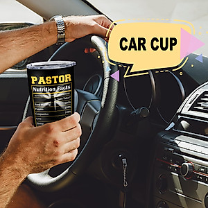 Pastor Appreciation Gifts, Pastor Gifts for Men Tumbler, Deacon Ordination Gifts, Unique Pastor Gifts, Gifts for Pastor Men Woman, Pastor Anniversary Retirement Gifts 20oz Coffee Cup 1pc