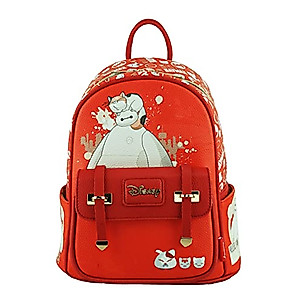 Wondapop Disney Big Hero 6 Baymax 11" Vegan Leather Fashion Mini Backpack