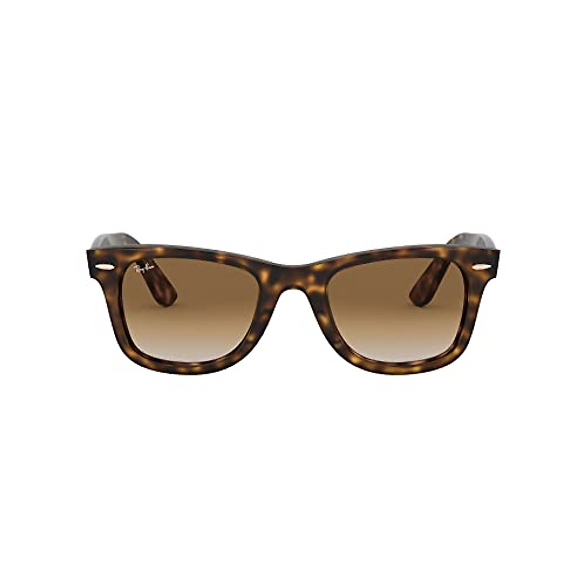 Ray-Ban Rb4340 Wayfarer Ease Square Sunglasses, Light Havana/Clear Gradient Brown, 50 mm