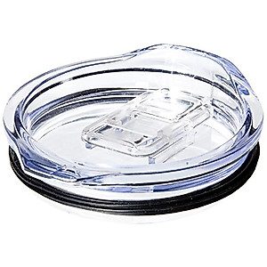NorChill 20 oz Splash Resistant Stainless Steel Tumbler Lid, Clear