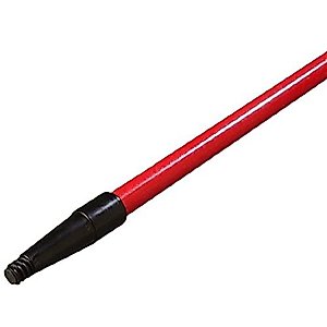SPARTA 4022005 Spectrum Fiberglass Broom Handle, Mop Handle, Replacement Handle With Acme Threaded Tip For Commercial Cleaning, 60 Inches, Red, (Pack of 12)