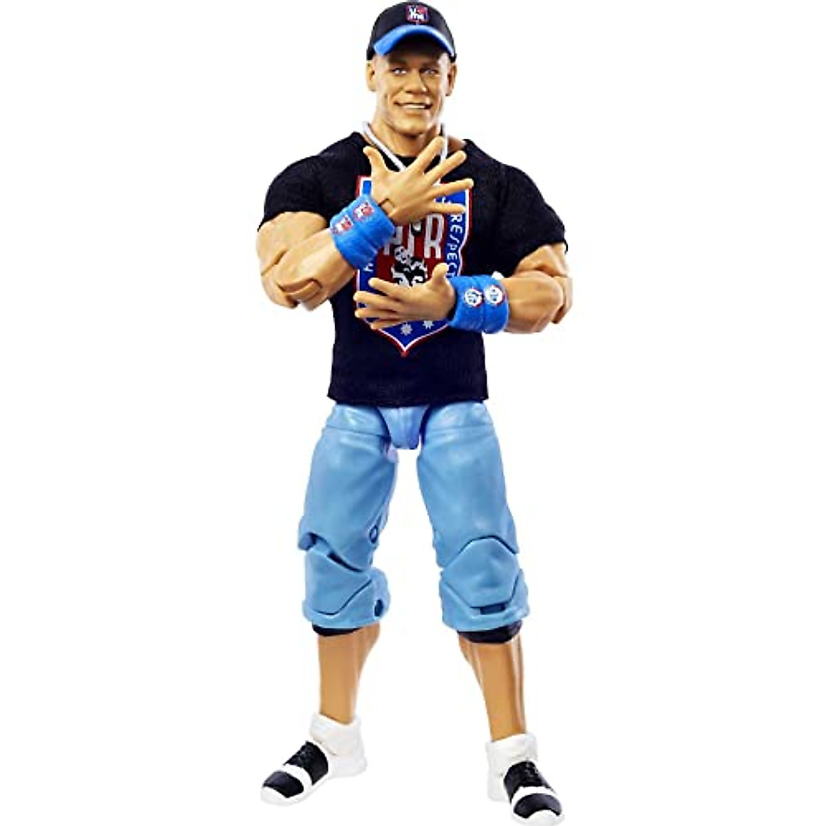 WWE John Cena Top Picks Elite Collection Action Figure with Entrance Shirt, 6-inch Posable Collectible Gift for WWE Fans Ages 8 Years Old & Up