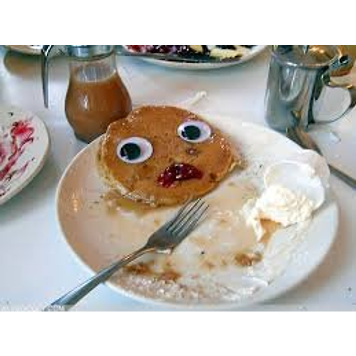 Decora 100pcs 18mm Round Wiggly Wobbly Googly Eyes Self-adhesive Peel Sticker