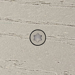 Deckfast Fascia Screws - 100 Blister Pack Warm Gray 305 Stainless Steel #9 x 1-7/8"