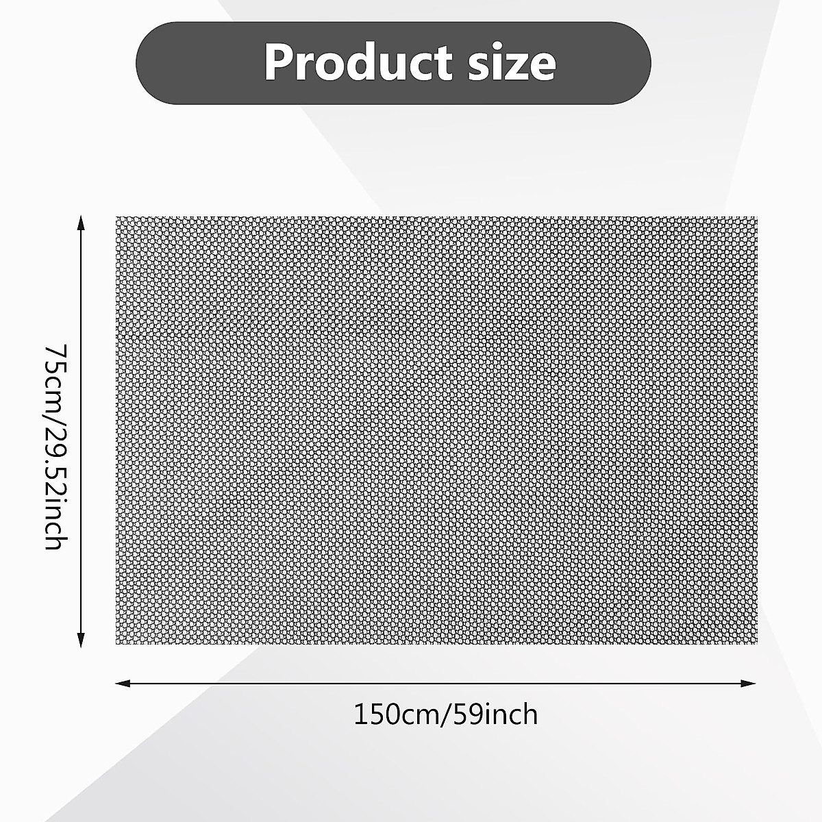 Black Mesh Fabric 59 X 29.5 Inch Polyester Elasticity Fabric Mesh Polyster Netting Fabric for Sewing Suitable for Backpack Pocket Straps Clothes DIY Craft Netting Bag Shopping Bag