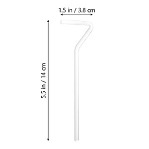 PartyKindom 4 Pcs L- Cell Culture Scraper, Glass Coating Rod Cell Spreaders, Reusable Cell Diffuser Tool for Laboratory Scientific Research Use, Diameter 6mm