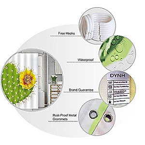 SDDSER Skull Shower Curtain Set, 4PCS Red Rose Skeleton Bathroom Sets with 72"" Polyester Shower Curtain and Bath Mat, Toilet Lid Cover and U Shaped Rug, 12 Hooks, SETMLSD60