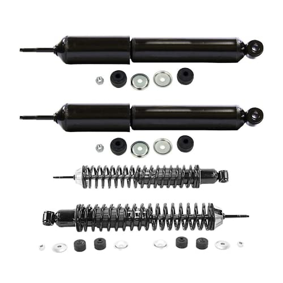 AUTO DN 4X Front Rear Shocks Shock Absorbers For Ford F-100 1970 1971 1972 1973 1974 1975 1976 1977 1978 1979 For Ford F-150 1975 1976 1977 1978 1979 For Ford F-250 1973 1974 1975 1976 1977 1978 1979