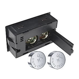 8PCS Mini LCD Digital Thermo-Hygrometer Thermometer, diymore Humidity Temperature Tester Embedded Mini Hygrometer Indoor Room with Batteries(Only ℃ Display)