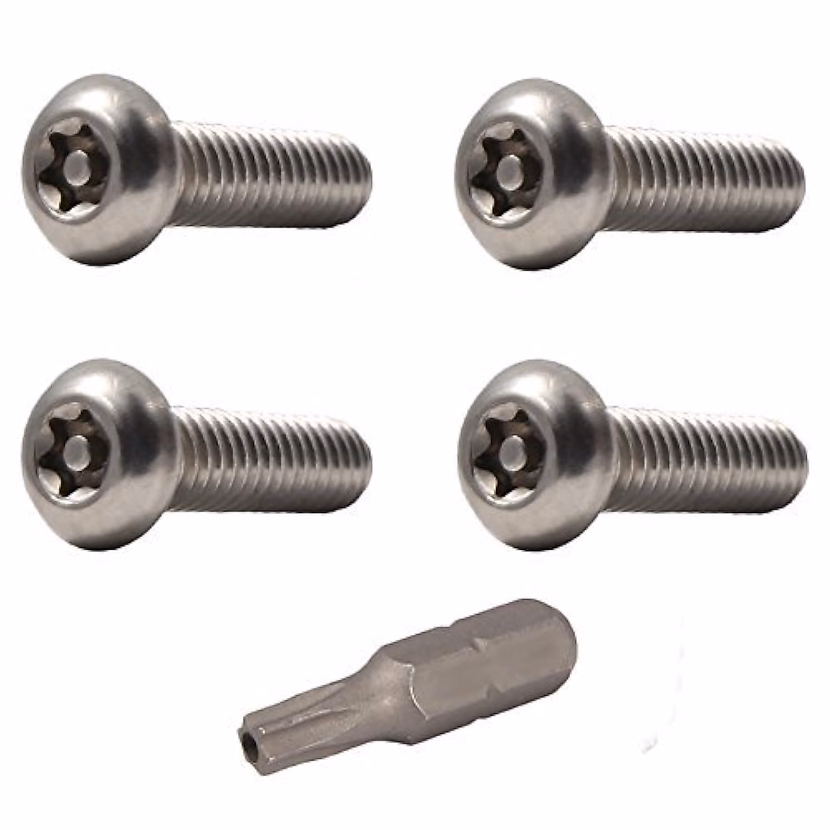 Fastenere Torx Security Machine Screws - 10-24 x 3/8" (25-Pack) Stainless Steel, Tamper-Resistant, Button Head Screws, Bolt Screw for Higher Level of Safety & Theft Prevention