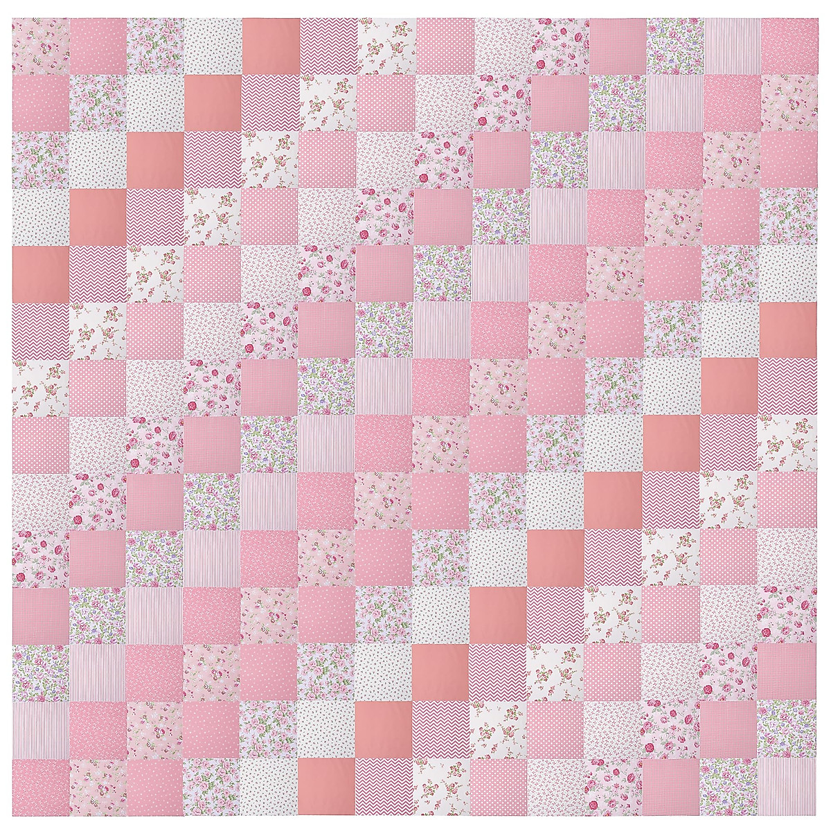 Nodsaw Layer Cake Fabric for Quilting 10 inch, Precut Fabrics Square 10x10 inch for Quilting, Print Pink Cotton Quilt Fabric Squares Bundles for Sewing DIY Patchwork Craft(42Pcs)