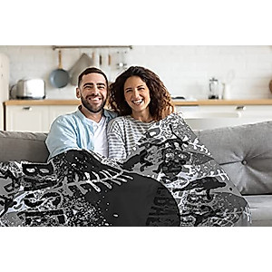 Soft Football Blanket Baseball Blanket Warm Cozy Throw Blanket Lightweight Home Blankets Bed Sofa, Blanket for Kids and Adults Gifts,All Season Couch Bed Sofa Home Decor 60"X50"