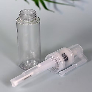 2 Pcs 35ml Portable Clear Plastic Powder Spray Bottle, Detachable Travel Spray Bottle Travel Sprayer Hairdressing Spray Bottle, Cosmetics Bottle Refillable Barber Powder Spray Bottle for Salon, Home