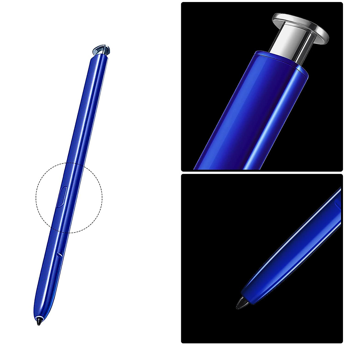Glow Silver Galaxy Note 10 Pen Replacement for Samsung Galaxy Note 10 Note10 Plus Note 10+ 5G Stylus Pen Touch S Pen (withoutBluetooth)