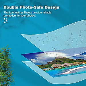 5 Mil Laminating Sheets, Holds 8.5 x 11 Inch Sheets 200 Pack, Thermal Laminating Pouches for Laminator, 9 X 11.5-inches/Letter Size Thermal Laminating Paper, Round Corner