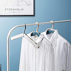 Portable Folding Travel Hangers (4 Pcs) | Lightweight Clothes Hangers for Travel, Outdoor, and Home Use | Foldable Clothes Drying Rack with Storage Pouch