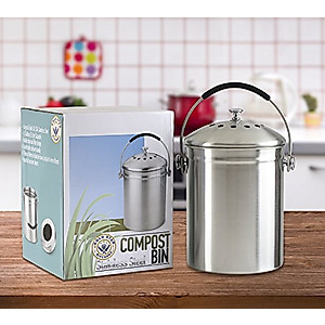 Gold Star Kitchens Genuine Compost Bin Replacement Filters - Fits ASIN B071FB1STN