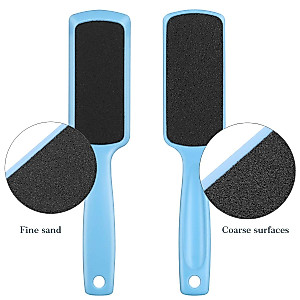 3 Pieces Colossal Foot Files Kit Foot Scrubber Foot Rasp and Double-Sided Heel File Pedicure Tools Callus Remover Stainless Steel Feet Scraper Foot Grater for Dead Skin Professional
