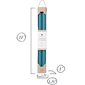 Northern Lights Candles - 12" 2pk Tapers - Calypso - 72858