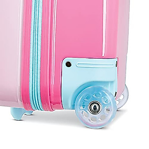 AMERICAN TOURISTER Kids' Disney Hardside Upright Luggage, Minnie, Carry-On 18-Inch